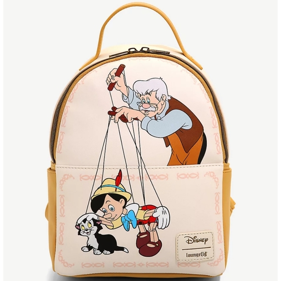 Loungefly | Bags | Loungefly Pinocchio Geppetto Figaro Mini Backpack ...